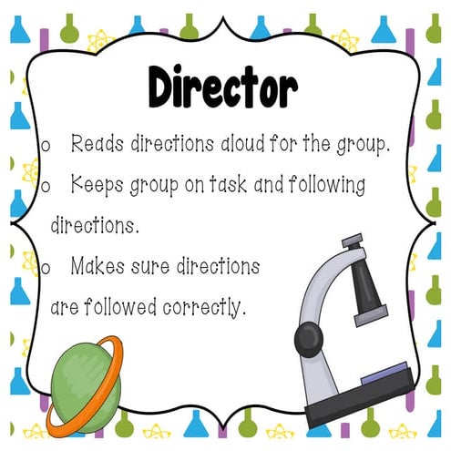 The Individual Student Lab roles name tags | PPT