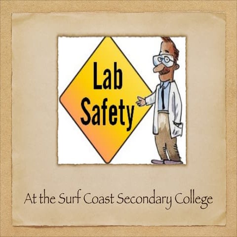 Lab safety #1 @scsc | PDF