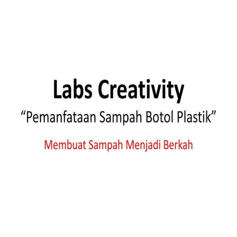Labs creativity | PPT