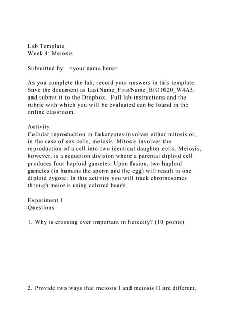 Activity- Simulating meiosis 1- Cut out the chromosomes on the second.docx