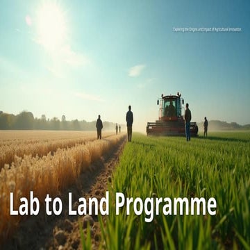 Lab to Land Programme.pptx.extension.agriculture | PPTX