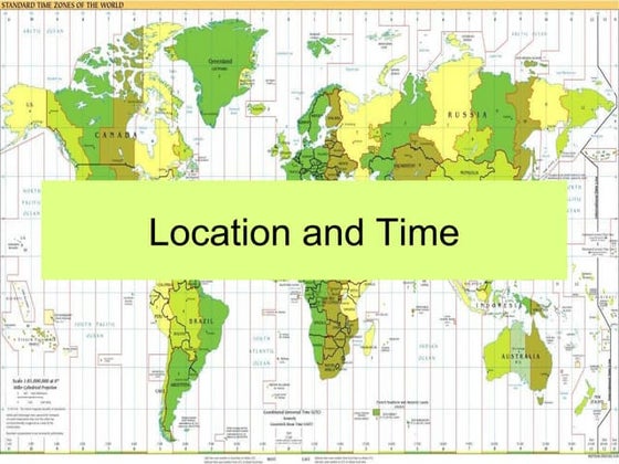 Time zones and international date line (idl | PPT