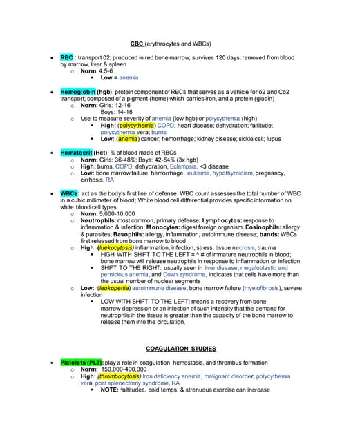 Normal lab value | PDF
