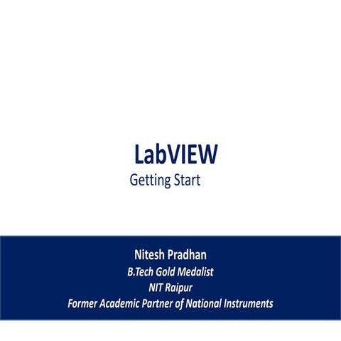Lab view (Getting Started) | PPT