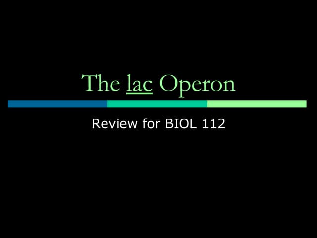 Operon | PPTX