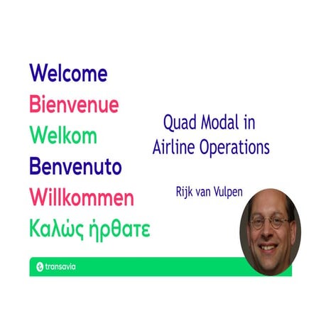 Vier Kwadrantenmodel in Airline Operatie LAC 2016 | PDF