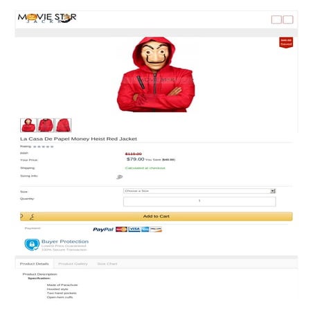 La Casa De Papel Money Heist Red Jacket | PDF