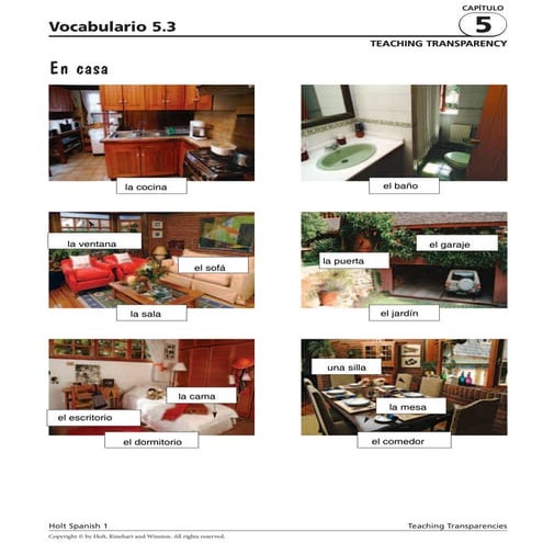 La casa y los muebles | PAGES
