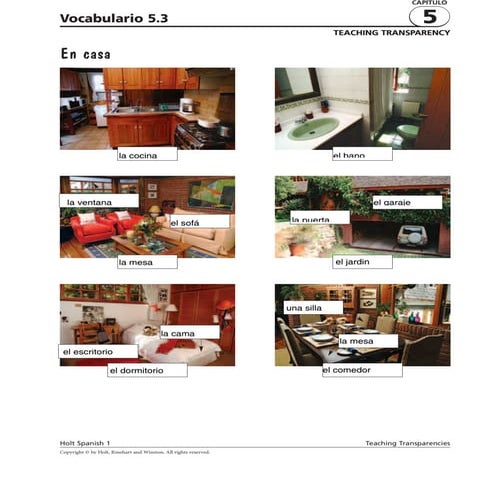 La casa y los muebles | PAGES