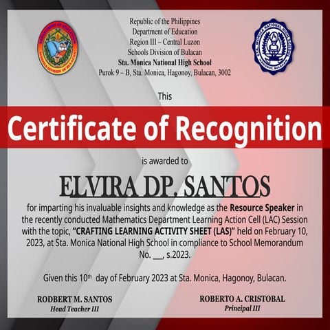 SLAC-CERTIFICATE FOR SPEAKER AND PARTICIPANT.pptx