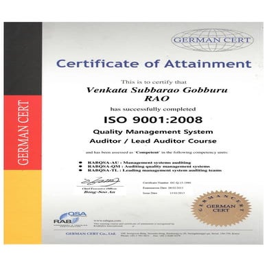 LEAD AUDITOR ISO 9001; LEAD AUDITOR ISO 18001 | PDF