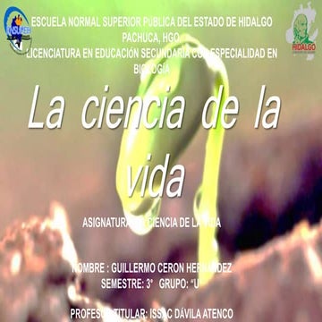La ciencia de la vida | PPTX
