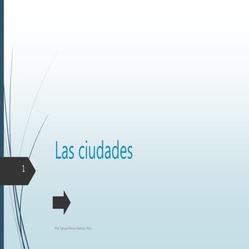 La ciudad | PPTX