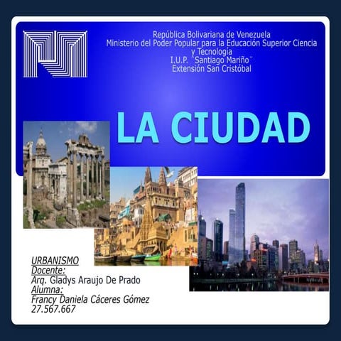 La ciudad | PPTX