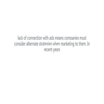lack of connection.pptxlack of connection with ads means companies must ...