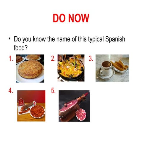 La comida II | PPT | Food & Drink