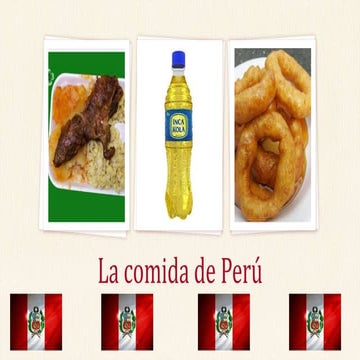 La comida de Perú. Presentation | PPTX