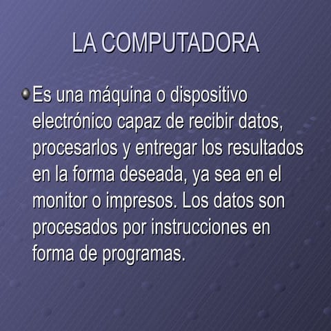 La computadora | PPT