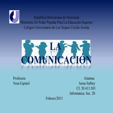 Medios y elementos de la comunicación | PPTX
