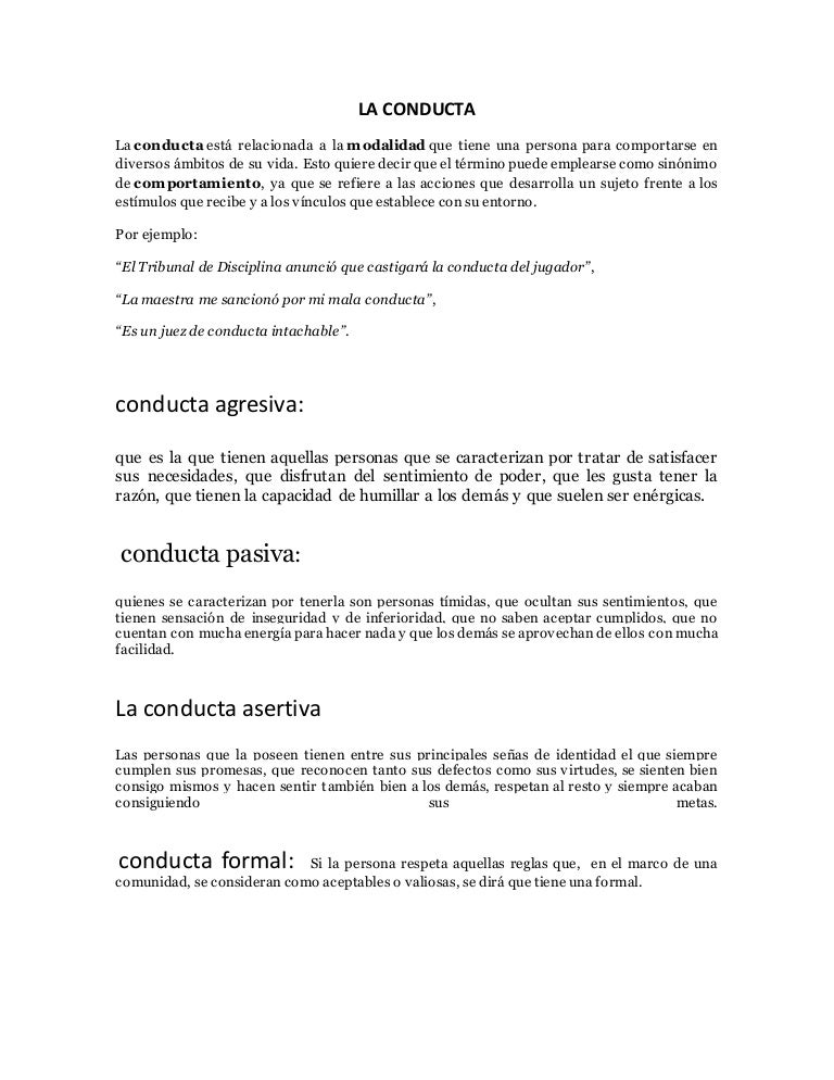 Qu Es Una Conducta Respondiente