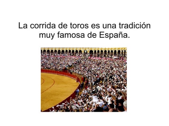 Corrida de toros (en español) | PPTX