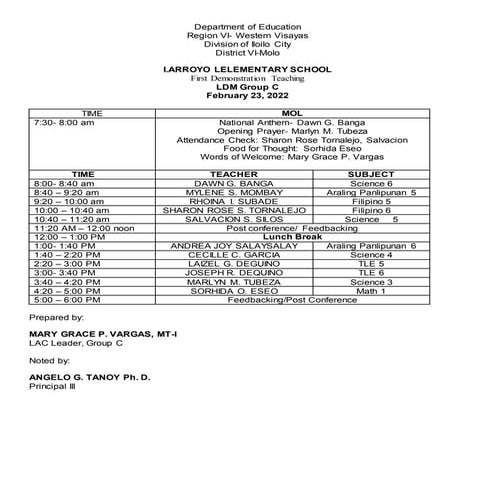 LAC_SCHEDULE_DEMO.docx