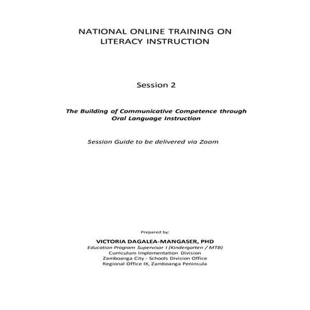 LAC Session Guide (Online) - Building Communicative Competence through ...