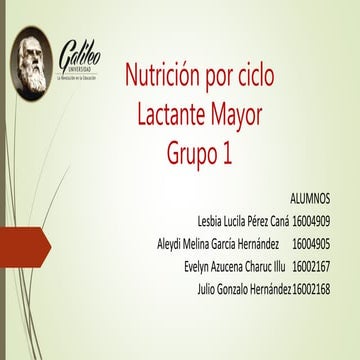 Lactante | PPTX