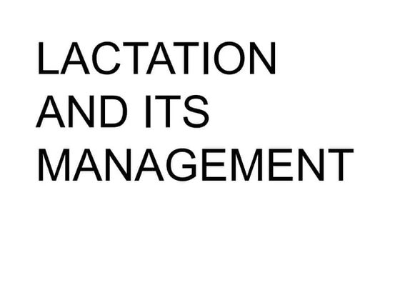 Lactation Ppt