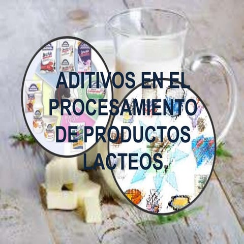 Lacteos y sus aditivos | PPTX