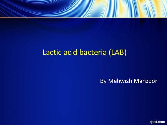 Stress response in lactic acid bacteria and its implications in ...