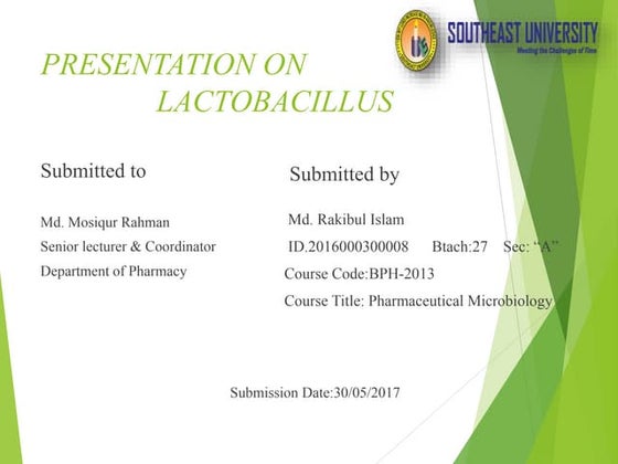 Lactobacilli- Homo and Hetero lactic acid Fermentation and its ...