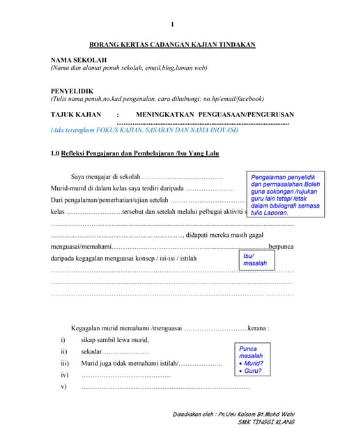 Contoh lembar instrumen evaluasi bkp | PDF