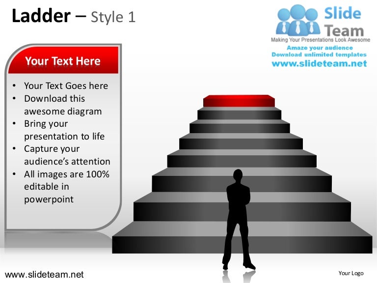 Ladder design 1 powerpoint presentation slides.
