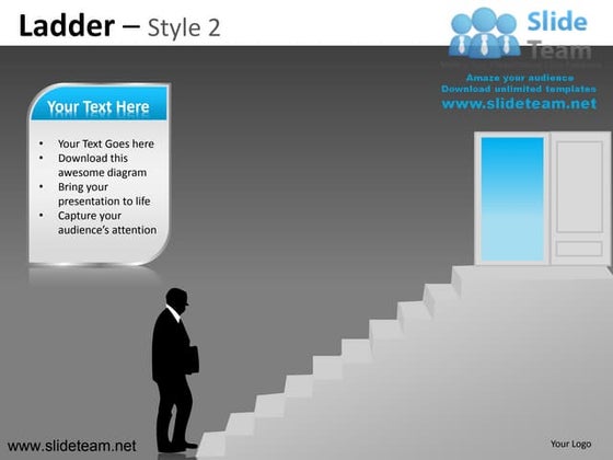 Ladder design 1 powerpoint ppt slides. | PPT