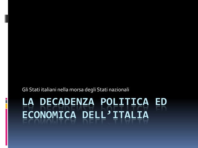Risorgimento e Unità d'Italia | PPT