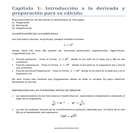La derivada es fácil | PDF