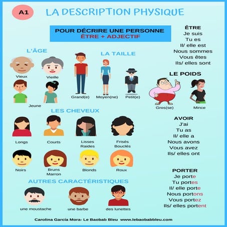 Fiche la description physique (A1) | PDF
