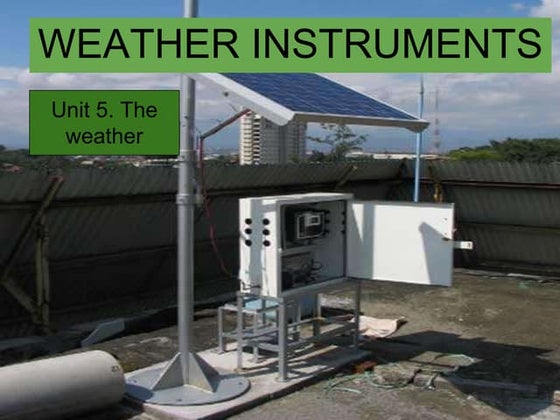 Weather instruments | PPT