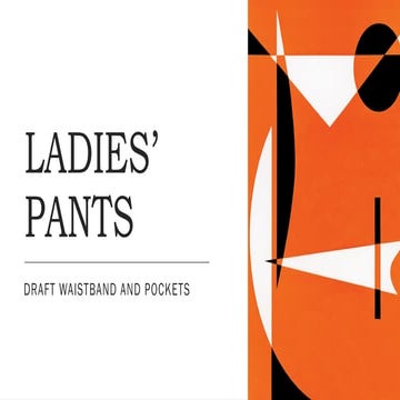Ladies' Pants lesson 4 Quarter 4 Dressmaking | PPTX