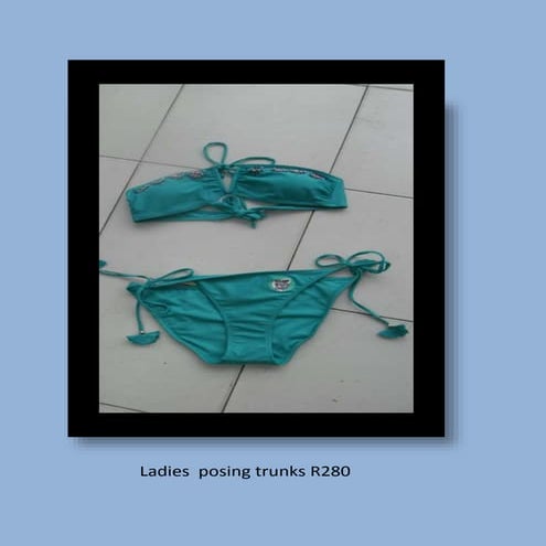 Ladies posing trunks r2801 | DOCX