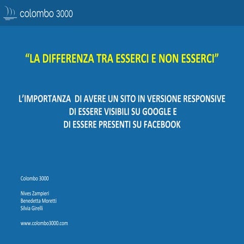La differenza tra esserci e non esserci | PPT