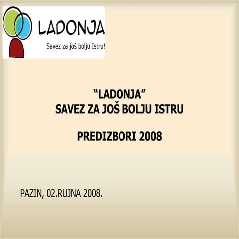 Ladonja Predizbor | PPT