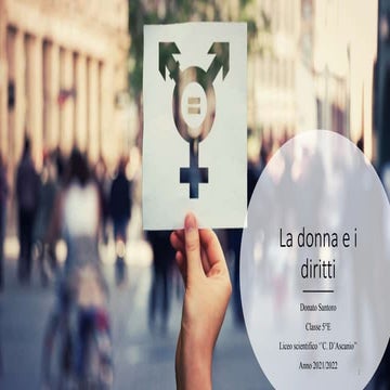 Parità di genere - le grandi donne della storia | PPTX