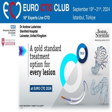 WORKSHOP by Boston Scientific “Hybrid DES and DCB Treatment Strategy ...