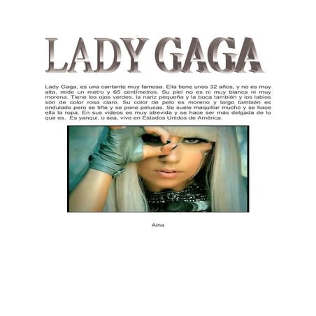 Lady gaga | PDF