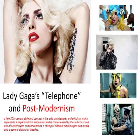 Lady Gaga - Postmodern Artist | PPTX