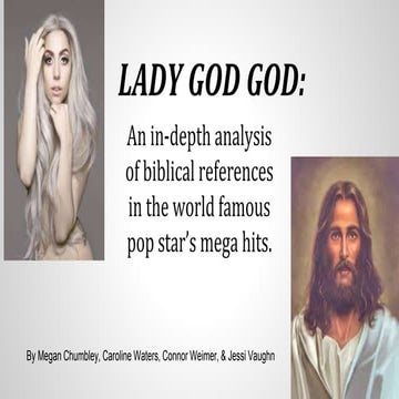Lady God God | PPT