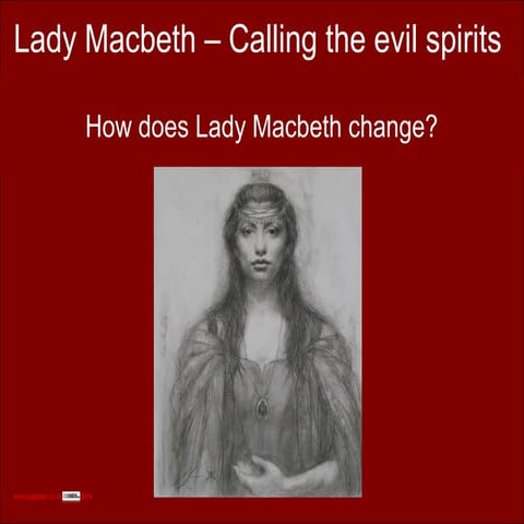 Lady Macbeth Soliloquy Part 1 | PPT