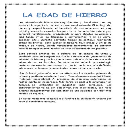 La Edad de Hierro | DOCX